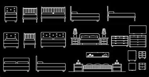 Queen Bed Cad Block