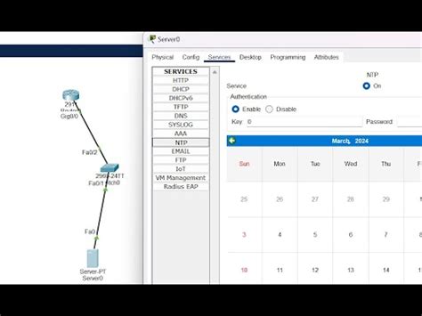 Ntp Server Configurration In Cisco Packet Tracer Cisco Configration