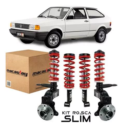 Kit Suspensão Rosca Slim Torre Gol Quadrado Completa