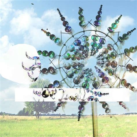 Einzigartige Und Magische Metall Windm Hle Garten Wind Spinner
