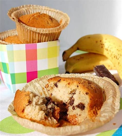 Recette de Muffins banane amande et pépites de chocolat