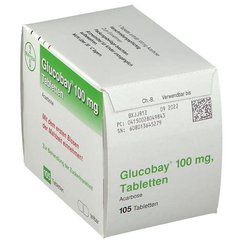 Glucobay 100 Mg 105 St Mit Dem E Rezept Kaufen Shop Apotheke