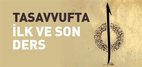 Tasavvufta İlk ve Son Ders İslam ve İhsan