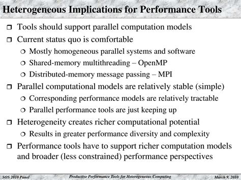 ppt productive performance tools for heterogeneous parallel computing powerpoint presentation