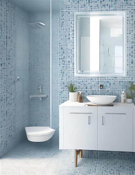 Los Mejores Azulejos Para La Pared Del Ba O Foto Premium