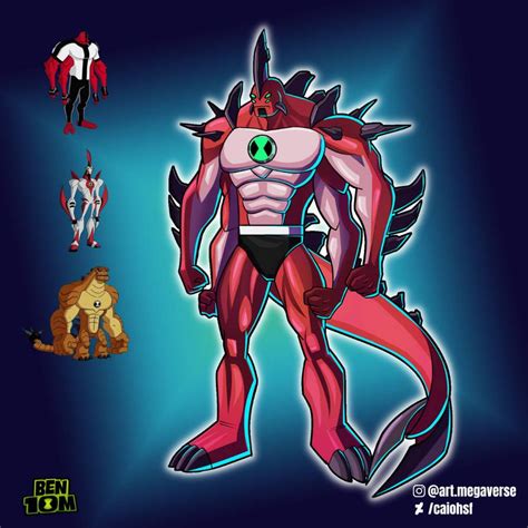 Four Arms Way Big Humungousaur By Caiohsf On Deviantart Ben