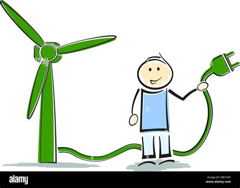 Energia Renovable Dibujos Animados Im Genes Vectoriales De Stock Alamy