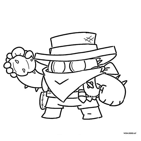 52 Ausmalbilder Spike Brawl Stars Ausmalbilder Malvorlagen Kostenlos