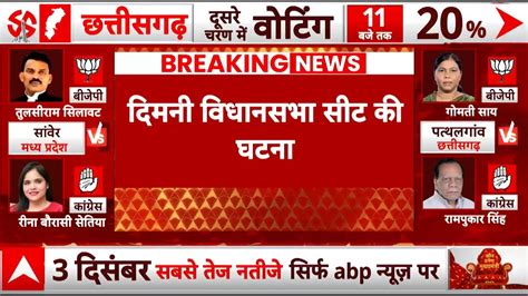 MP CG Elections 2023 एमप क मरन क मरघन गव म पथरव और