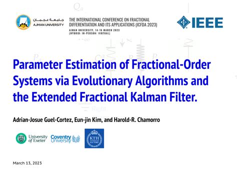pdf parameter estimation of fractional order systems via evolutionary algorithms and the