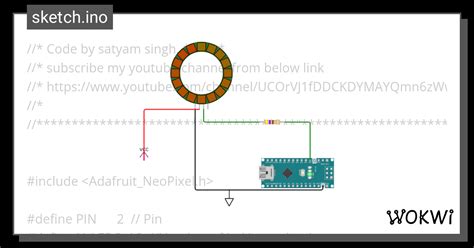 neopixels teste wokwi esp32 stm32 arduino simulator