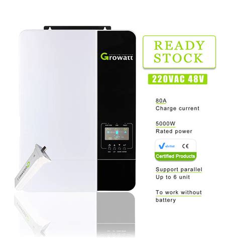 Growatt Inverter SPF5000es 48V Off Grid Solar Power Inverter