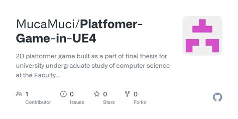 github mucamuci platfomer game in ue4 2d platformer game built as a part of final thesis for