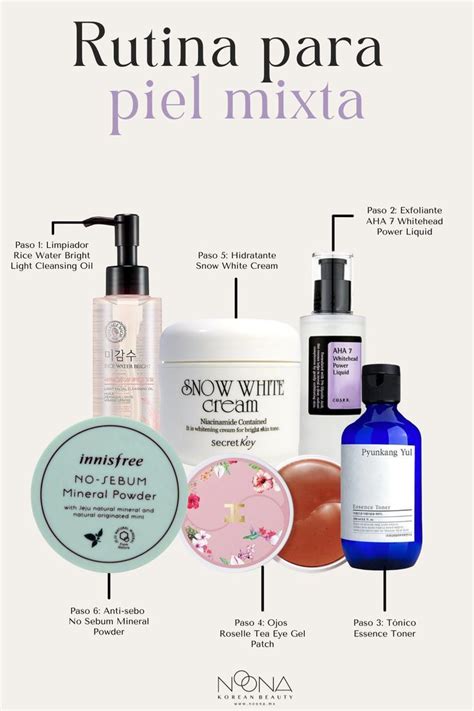 Rutina De Skincare Para Piel Mixta Rutina De Cuidado Personal