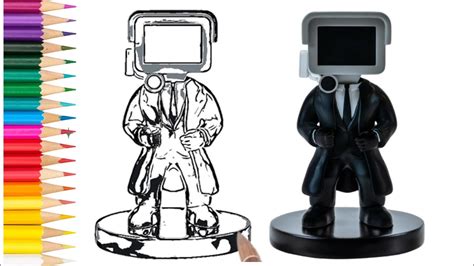 HOW TO DRAW CAMERAMAN Les Than 5 Minute Skibidi Toilet Speedpaint