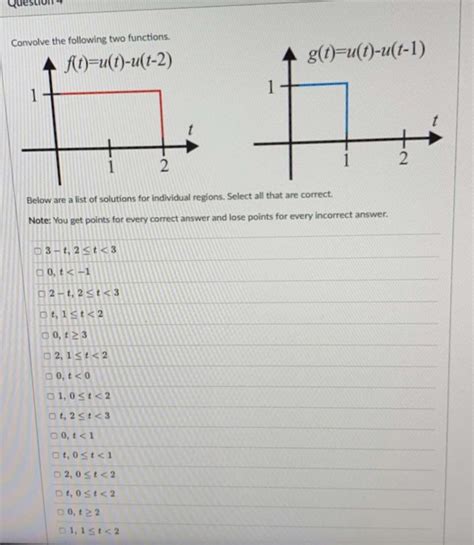 solved convolve the following two functions