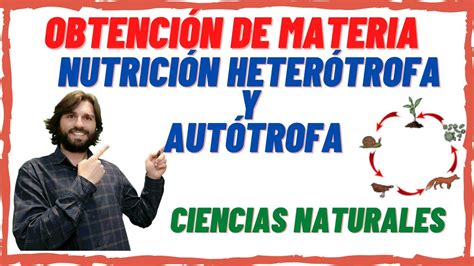 Obtenci N De Materia Nutrici N Heter Trofa Y Aut Trofa Ciencias
