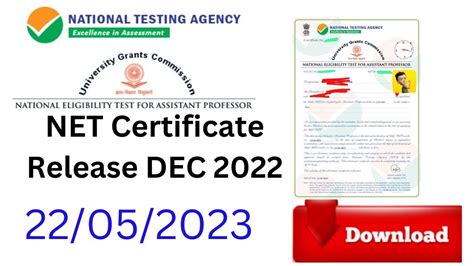 Ugc Net E Certificate Ugc Net Certificate Dec How To