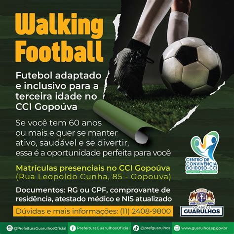 Aulas De Futebol Adaptado Para A Terceira Idade No Cci Gopo Va Est O