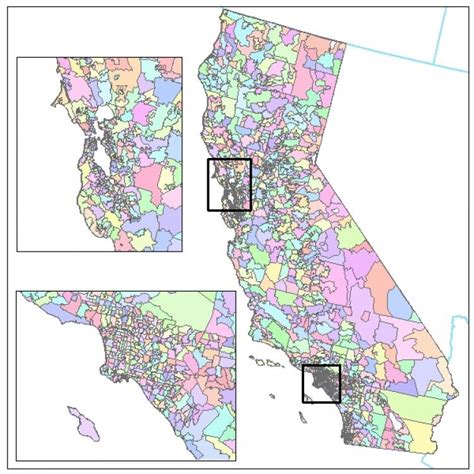 Zip Code Map Of California
