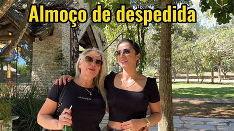 Almoço de despedida Fomos em Brasília levar minha mãe no aeroporto