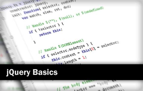10 jquery basics and methods for beginners