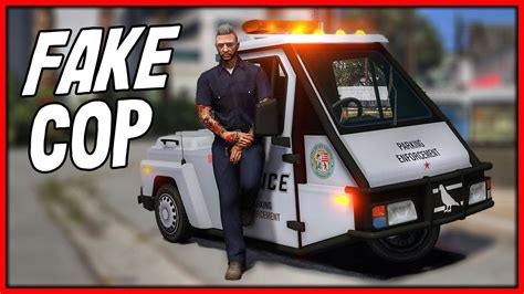 GTA 5 Roleplay I BECOME FAKE COP PULL PEOPLE OVER RedlineRP