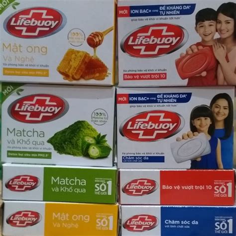 Xà bông cục Lifebuoy 90g đủ màu Đồ hộp Zalora vn