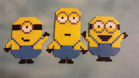 Minions Perler Bead Original Design By Derf Hama Beads Patterns The