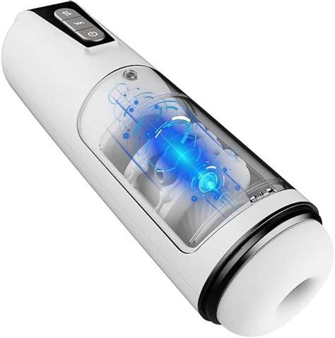 automatic masturbator cup with multiple thrust modes and multiple rotation modes and one click mode