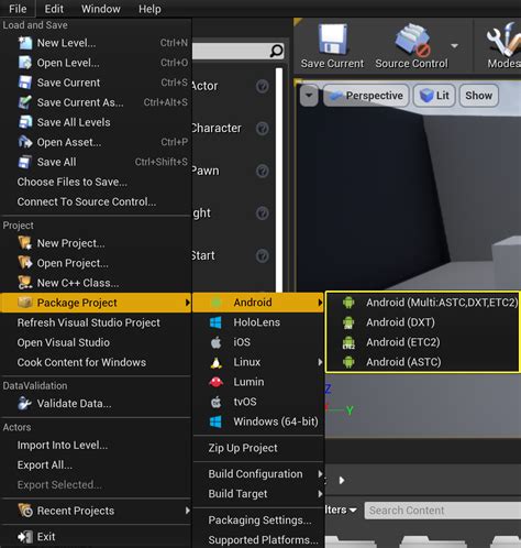 android debugging unreal engine documentation