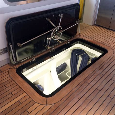 Deckluke für Yacht Allufer tempesta quadratisch rechteckig bündig