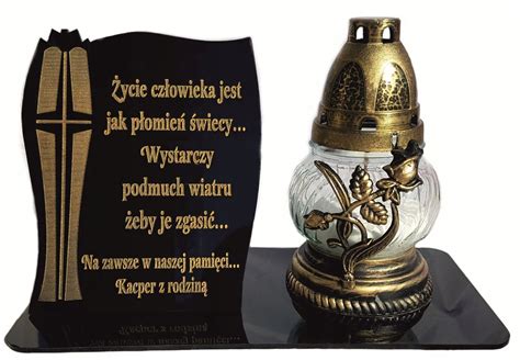 statuetka na znicz GRAWER statuetka na grób 25cm POD1666 Cena