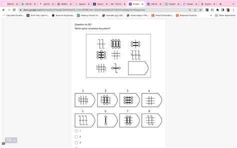 Which Option Completes The Pattern Question Studyx