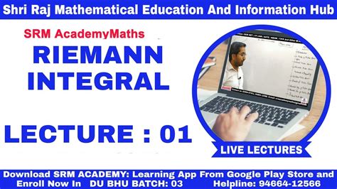 riemann integral lecture 01 definition of riemann integral for net jrf gate nbhm tifr du bhu