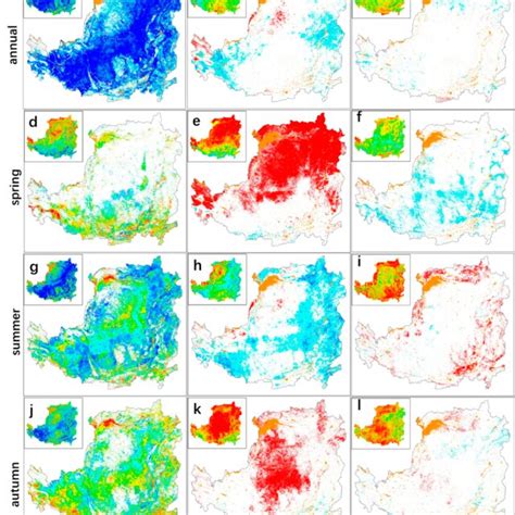 A Spatial Distribution Of Land Cover Types In The Loess Plateau In