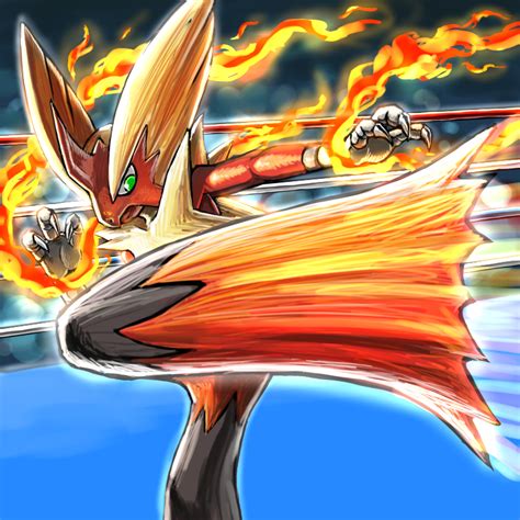 Blaziken And Mega Blaziken Pokemon Drawn By Kaosu Kaosu Danbooru