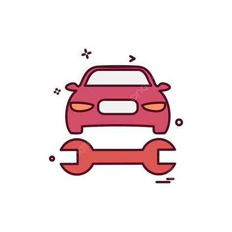 Car Workshop Clipart PNG Images Car Workshop Icon Design Vector Car
