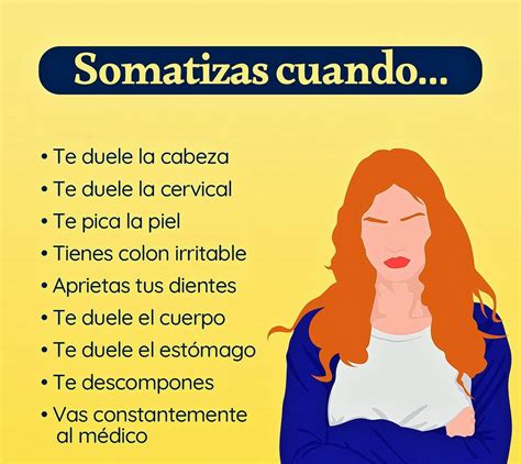 Tengo Mil Palabras Para Ti Ejemplo de somatización