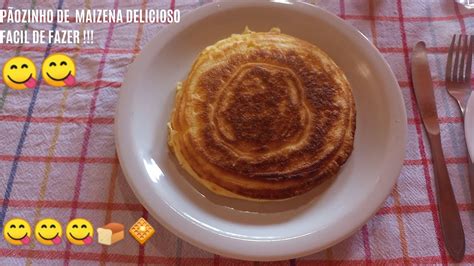 pãozinho de maizena creme de leite delicioso na frigideira fofinho