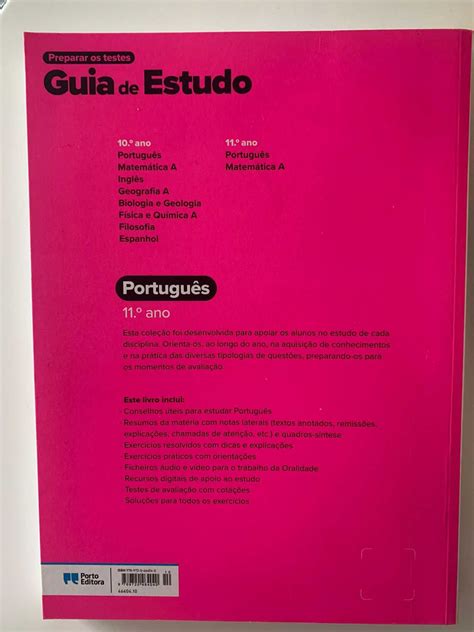 Guia de estudo Preparar os testes de português 11ºano Batalha OLX