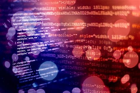 premium photo closeup developing programming and coding technologies developer working on web