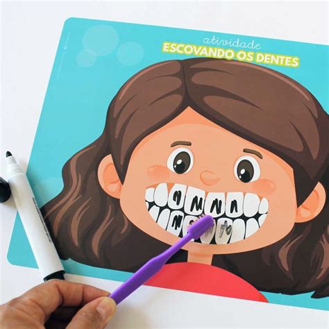 Atividade Escovar Os Dentes Educação Infantil