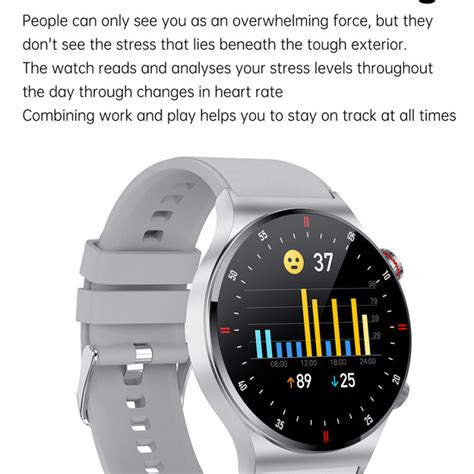 Lige Smart Watch For Health Monitoring Purple Bd