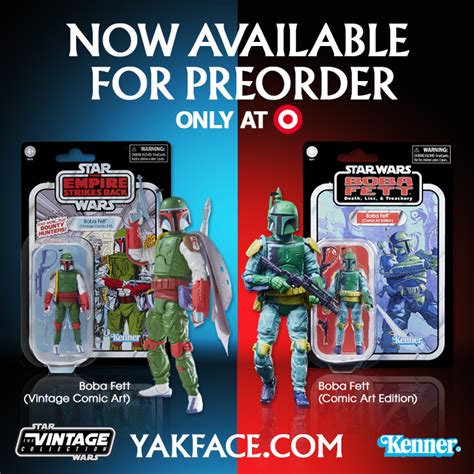 Update Two Target Exclusive TVC Comic Inspired Boba Fetts Revealed