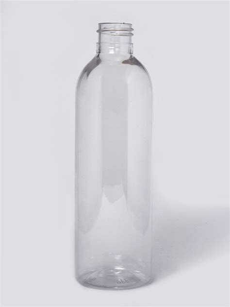 250ML Boston Clear PET Bottles 24 410 Neck Finish