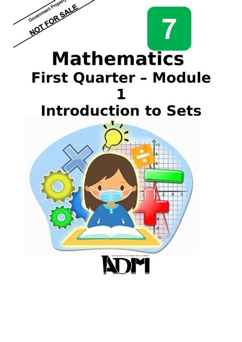 math7 q1 mod1 introduction to sets version 3 mathematics first quarter module 1 introduction