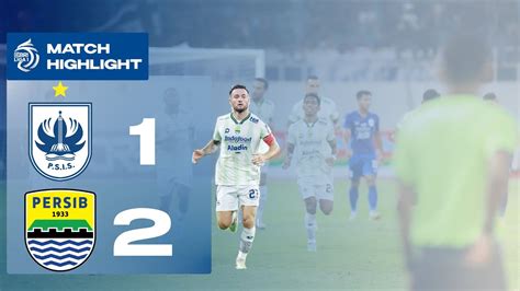 Highlights PSIS Semarang VS PERSIB Bandung Pekan 9 YouTube