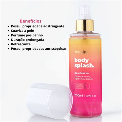 Body Splash Vf 200ml We Pink MercadoLivre