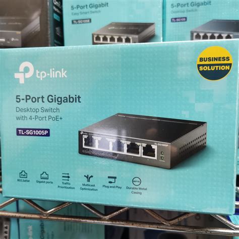Tp Link Tl Sg P Port Gigabit Desktop Switch W Port Poe On